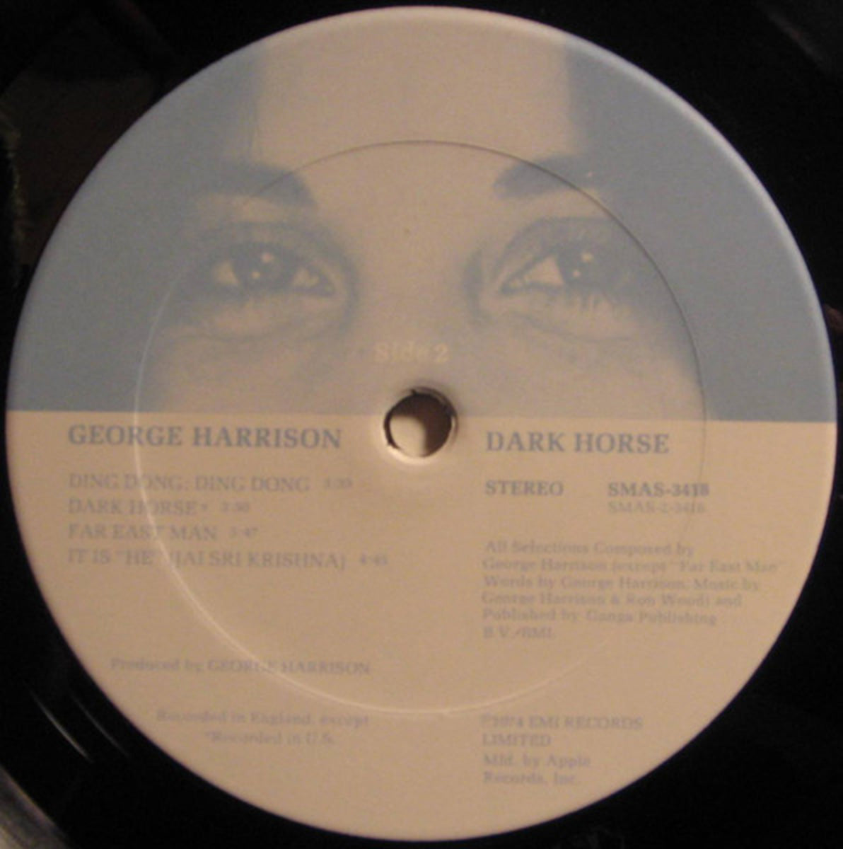 George Harrison – Dark Horse - 1974 US Pressing – Vinyl Pursuit Inc