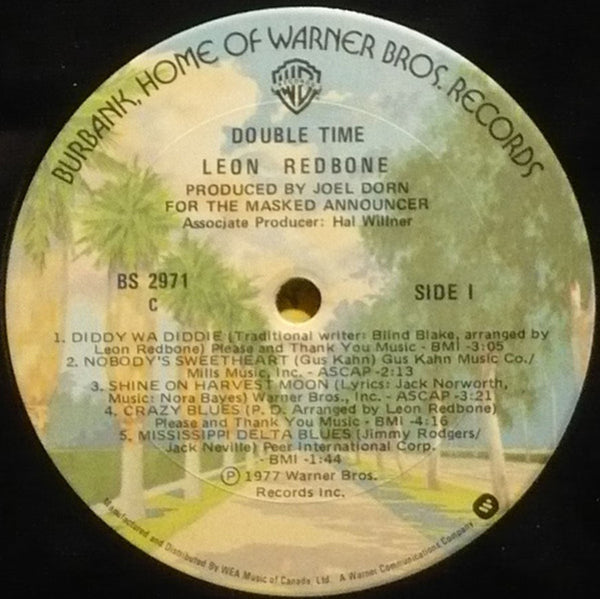Leon Redbone – Double Time - 1977 – Vinyl Pursuit Inc