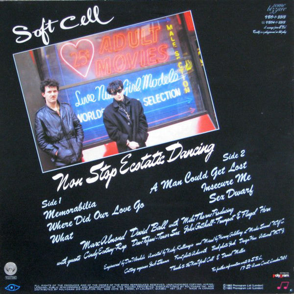 Soft Cell – Non Stop Ecstatic Dancing - 1982 – Vinyl Pursuit Inc