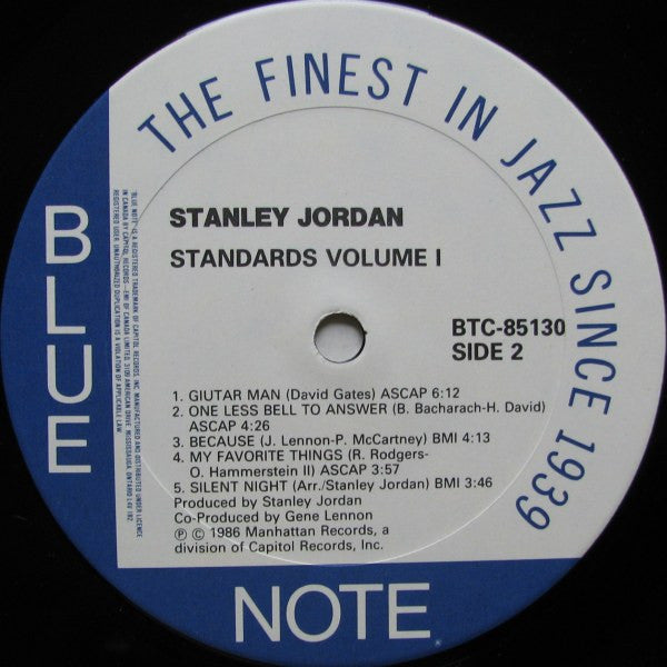 Stanley Jordan – Standards Volume 1 - 1986 - Vinyl Pursuit Inc