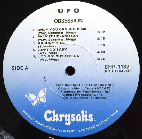 UFO – Obsession - 1978 Original! – Vinyl Pursuit Inc